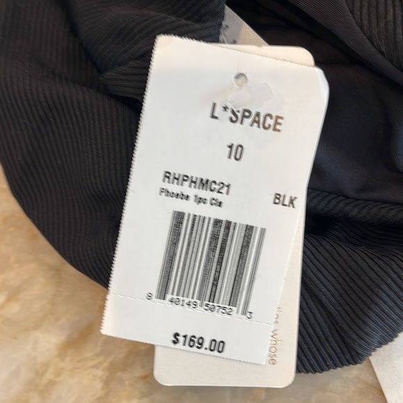 l*space | Swim | Nwt L Space Phoebe One Piece In Black | Poshmark